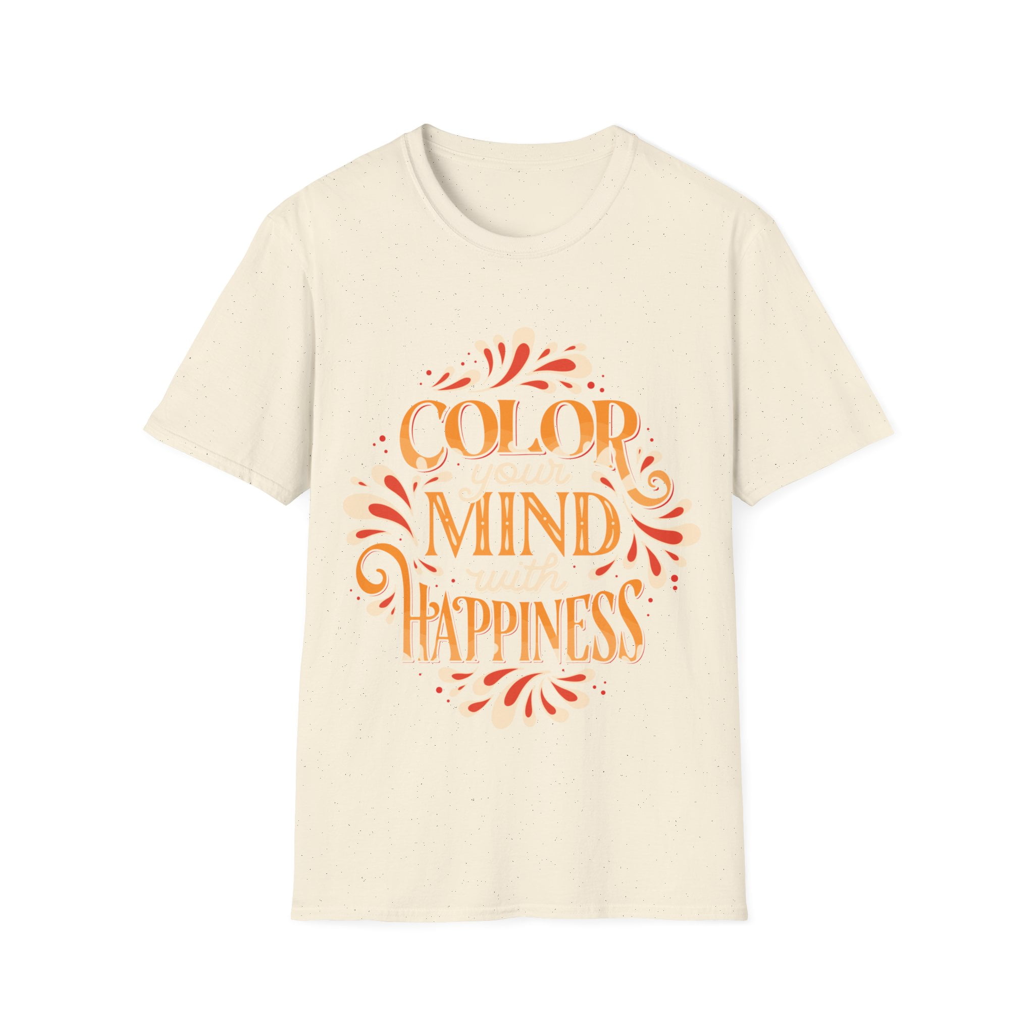 Inspirational Color Your Mind With Happiness Men Women Tee - Walmart.com