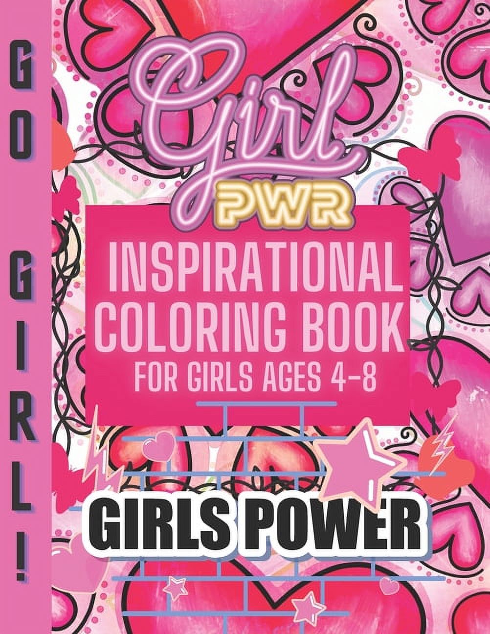 Inspirational Coloring Book for Girls ages 4-8: Positive, educational ...