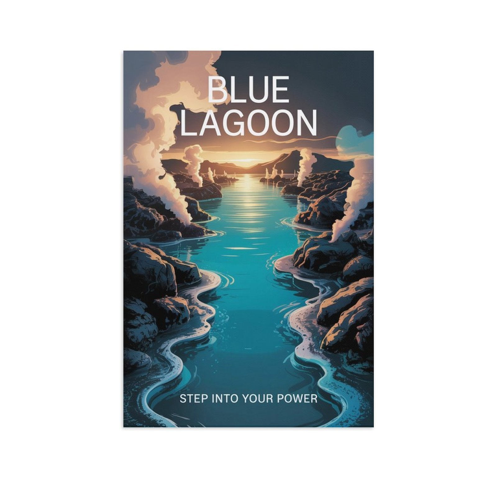 Inspirational Décor Blue Lagoon Motivational Poster Step Into Your ...