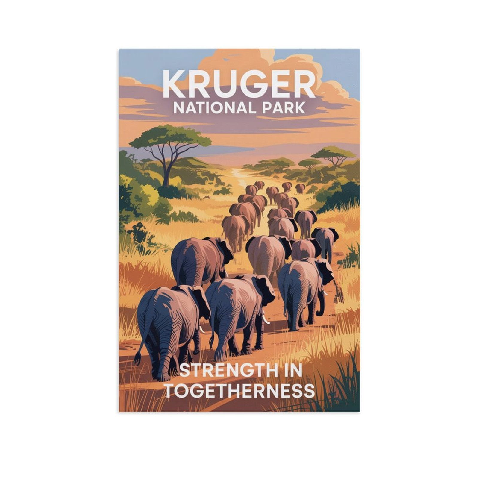 Inspirational Décor Kruger National Park Motivational Poster Strength ...