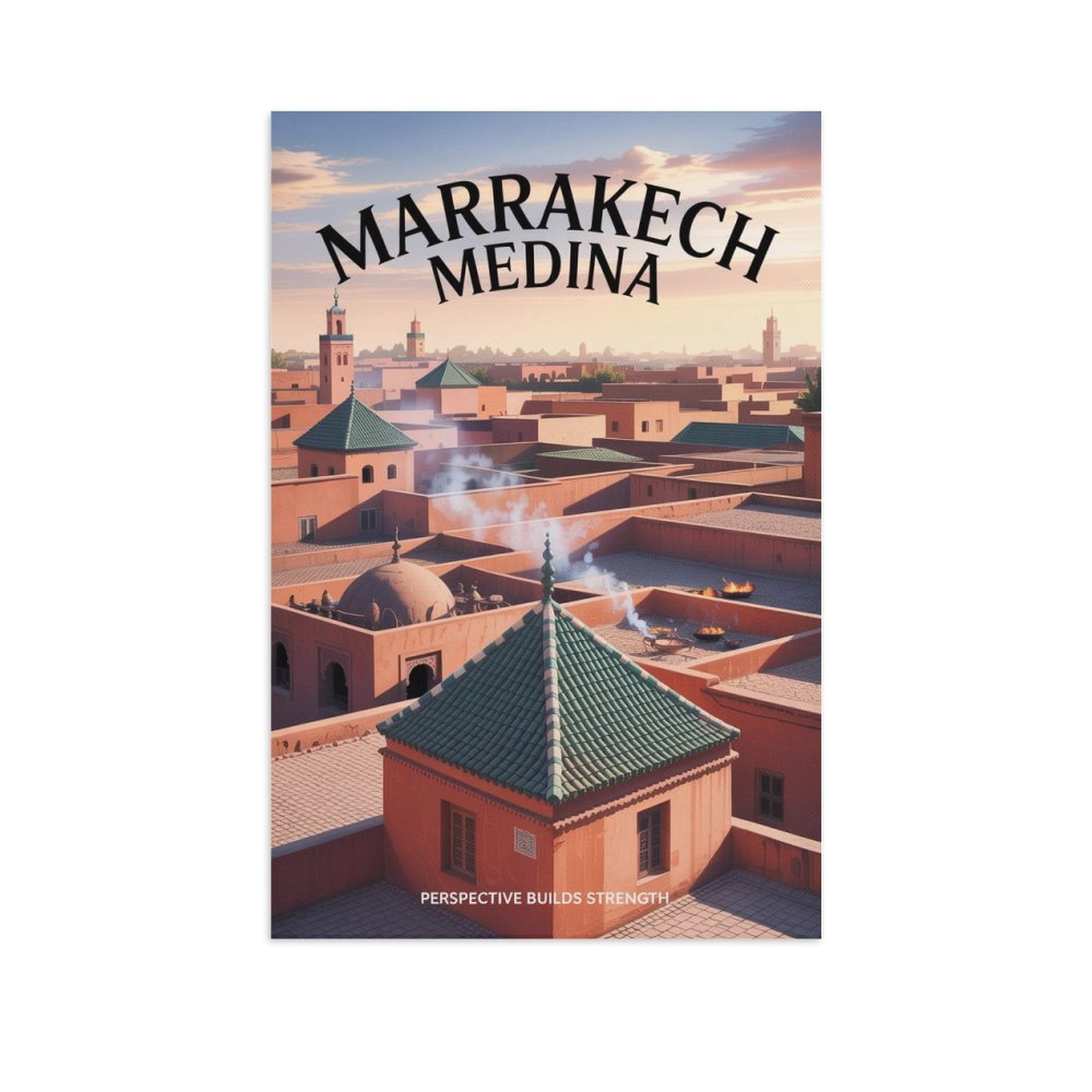 Inspirational Décor Marrakech Medina Motivational Poster Perspective ...
