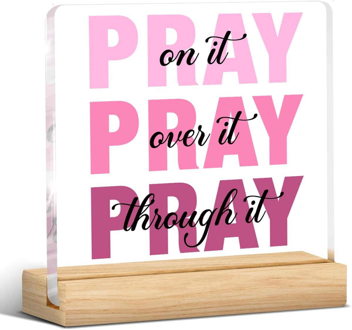 Inspirational Decor Office Desk Accessories Sign, Dorm Room Decor for ...