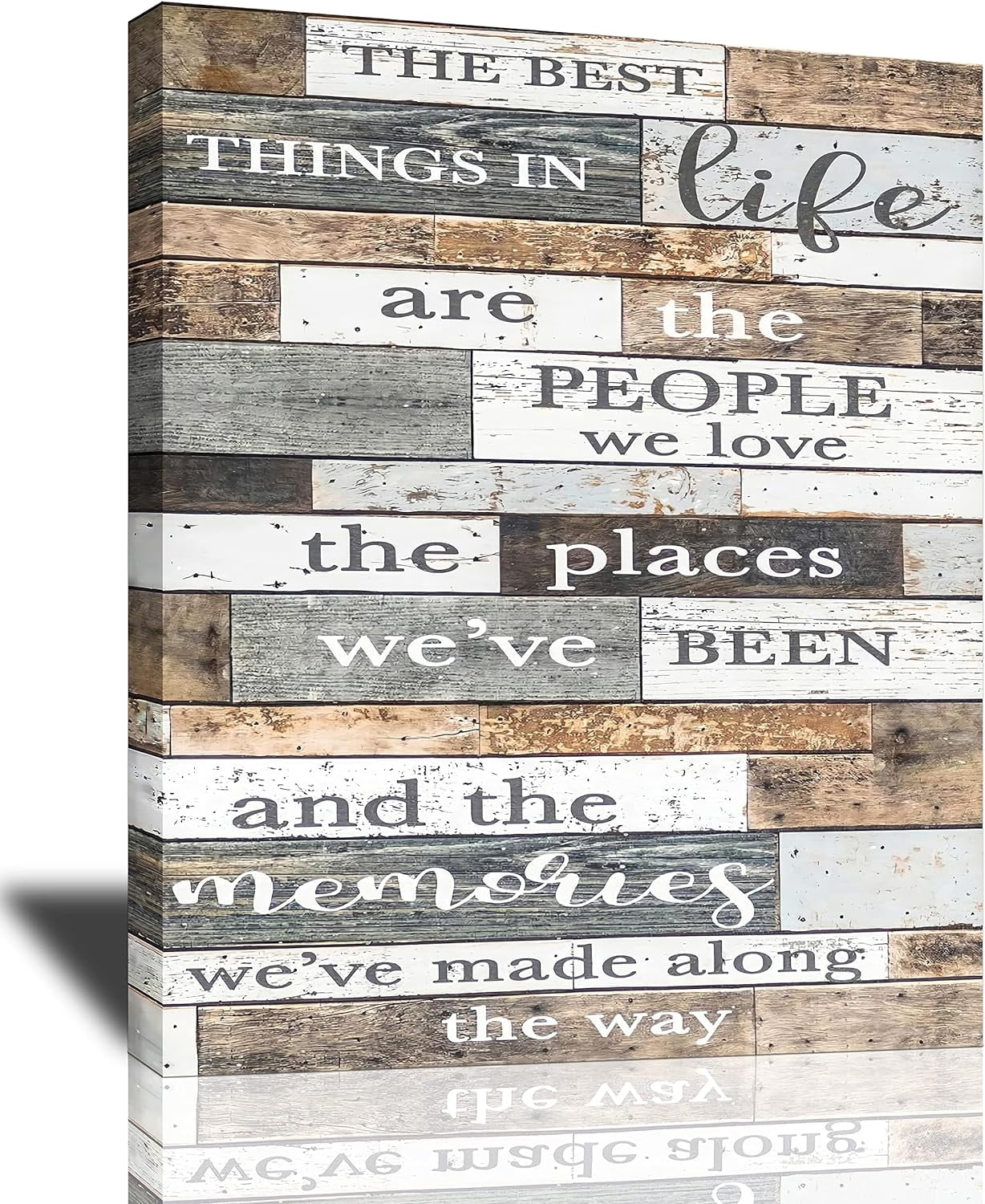Inspirational Decor Wall Art The Best Things in Life Motivational ...