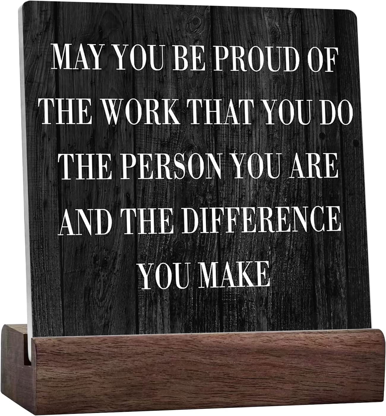 Inspirational Desk Decor Sign Thank You Employee Appreciation Gift ...