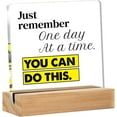 Inspirational Desk Sign - Motivational Desk Signs - Positive You Can Do ...