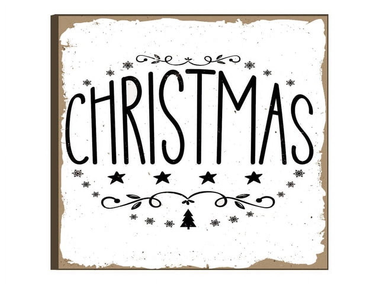 Inspirational Desk Sign Wall Hanging Christmas - Retro Motivational ...