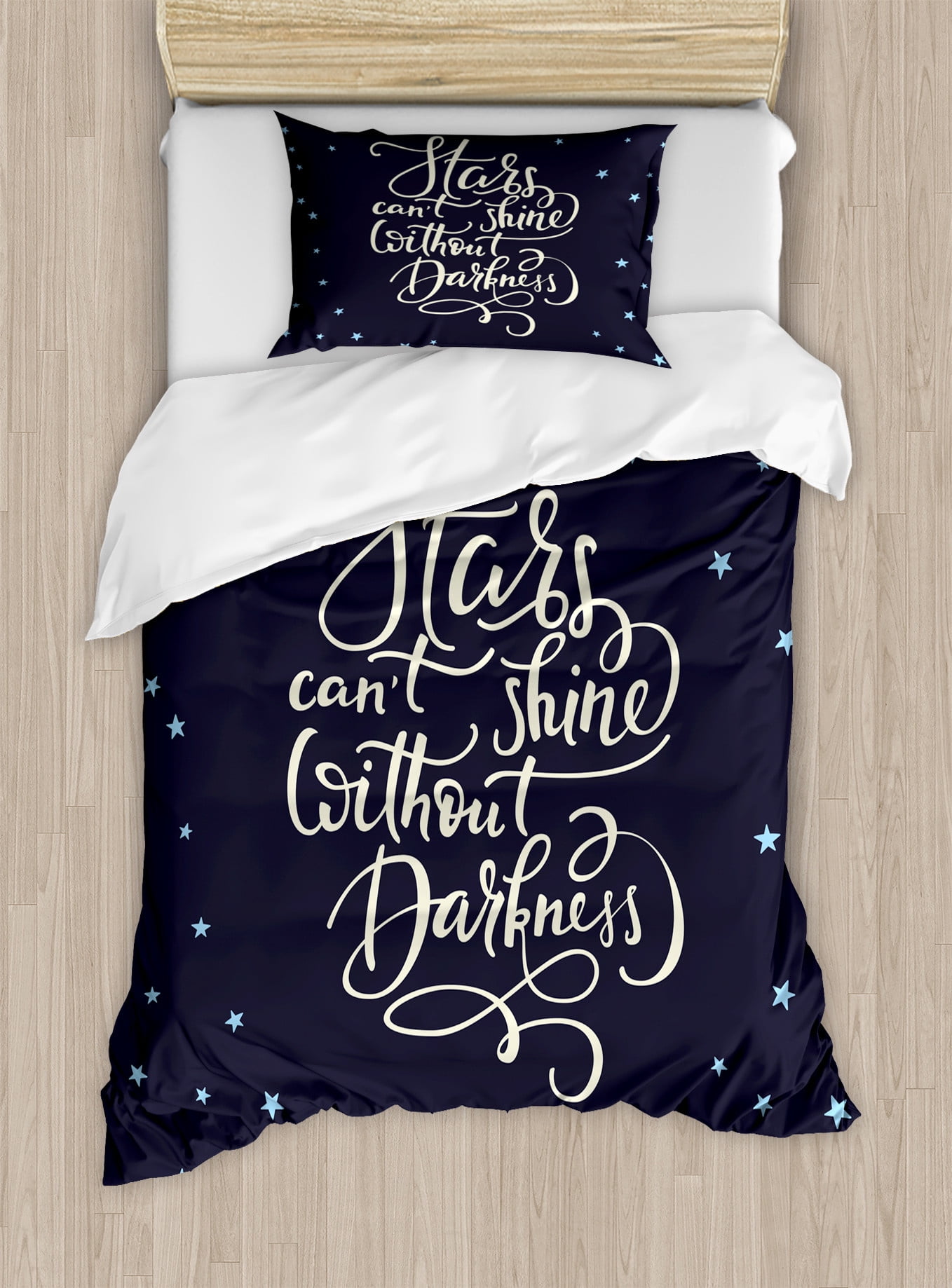 Inspirational Duvet Cover Set, Motivation Life Message Happiness ...