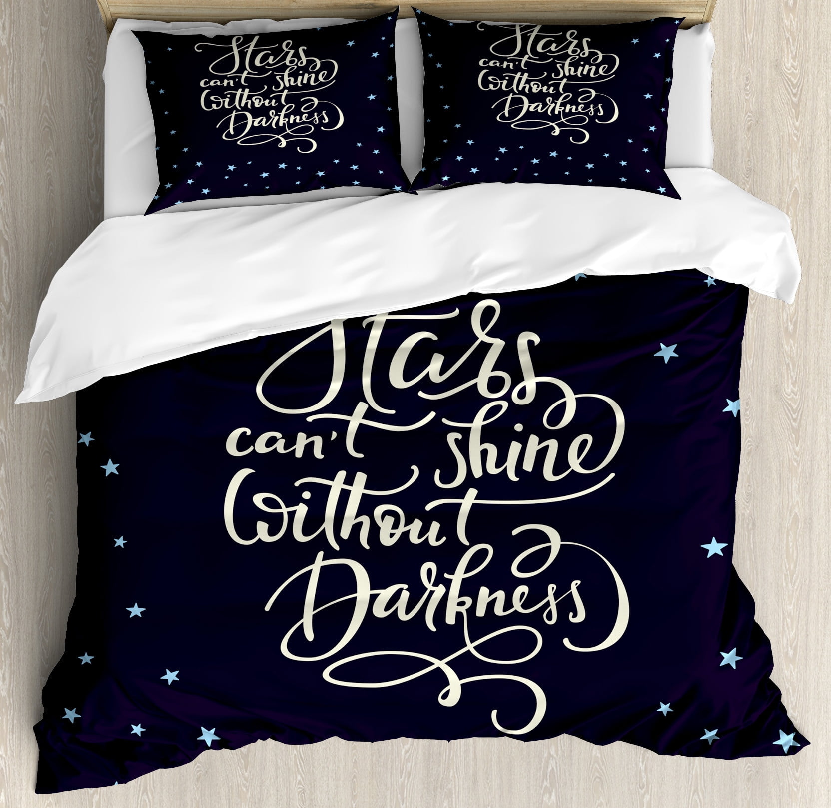 Inspirational Duvet Cover Set, Motivation Life Message Happiness ...