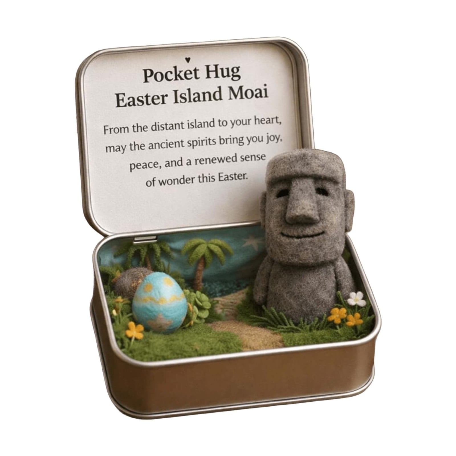 Inspirational Easter Pocket Hug Gift Box with Jesus Theme Mini Present ...