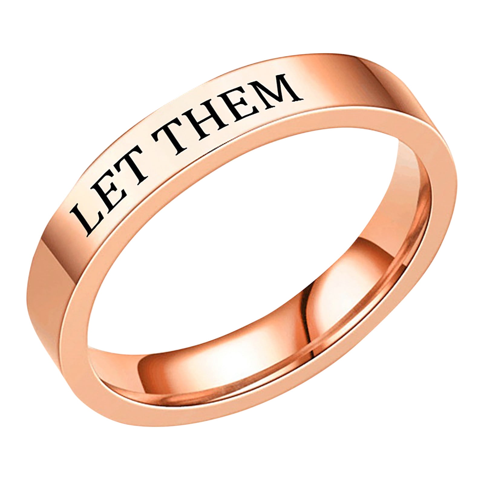 Inspirational Engraved Ring ， Encouragement Stack Rings for Teen Girls ...