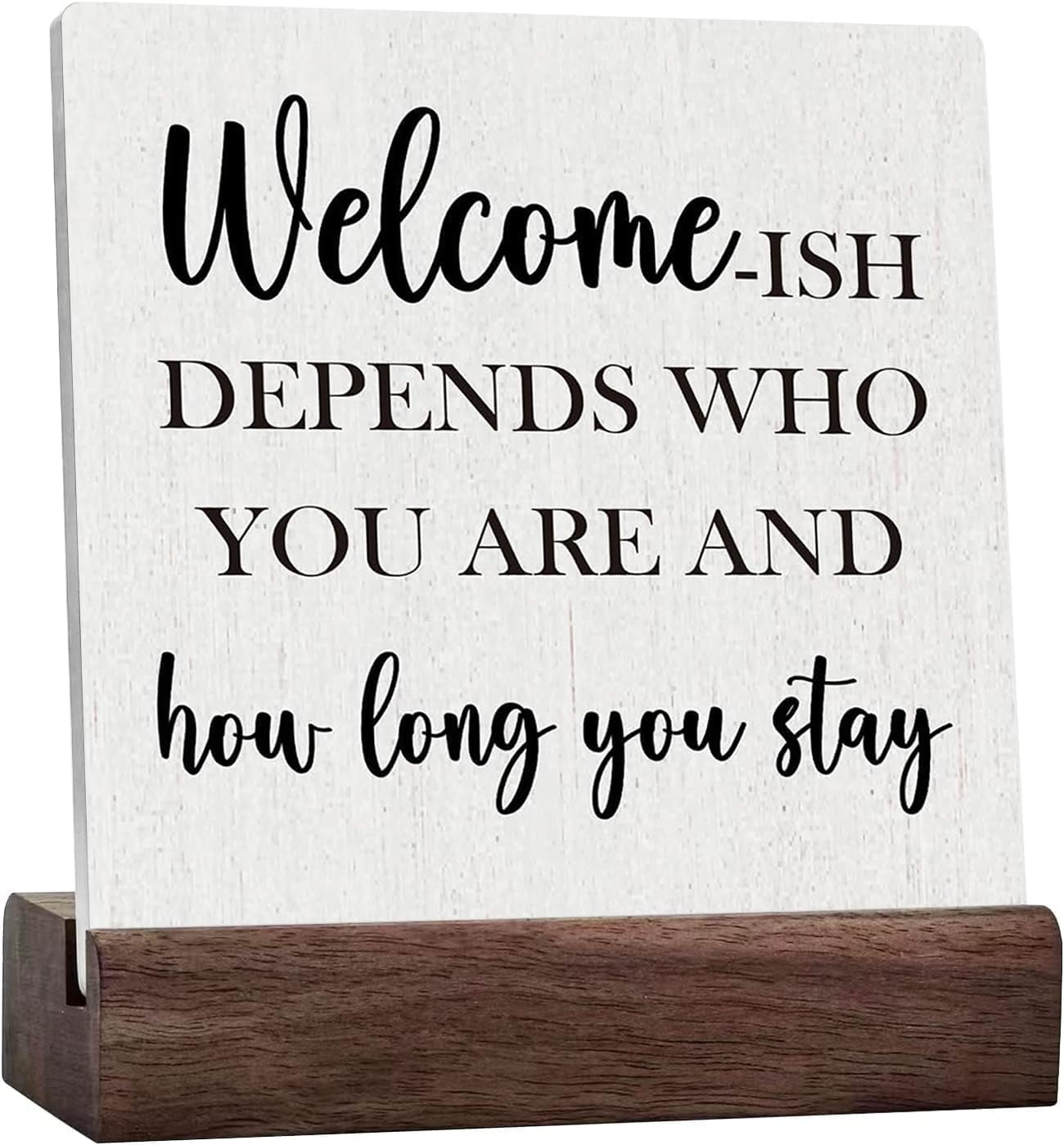 Inspirational Front Door Welcome Ceramic Table Sign Office Desk Decor ...