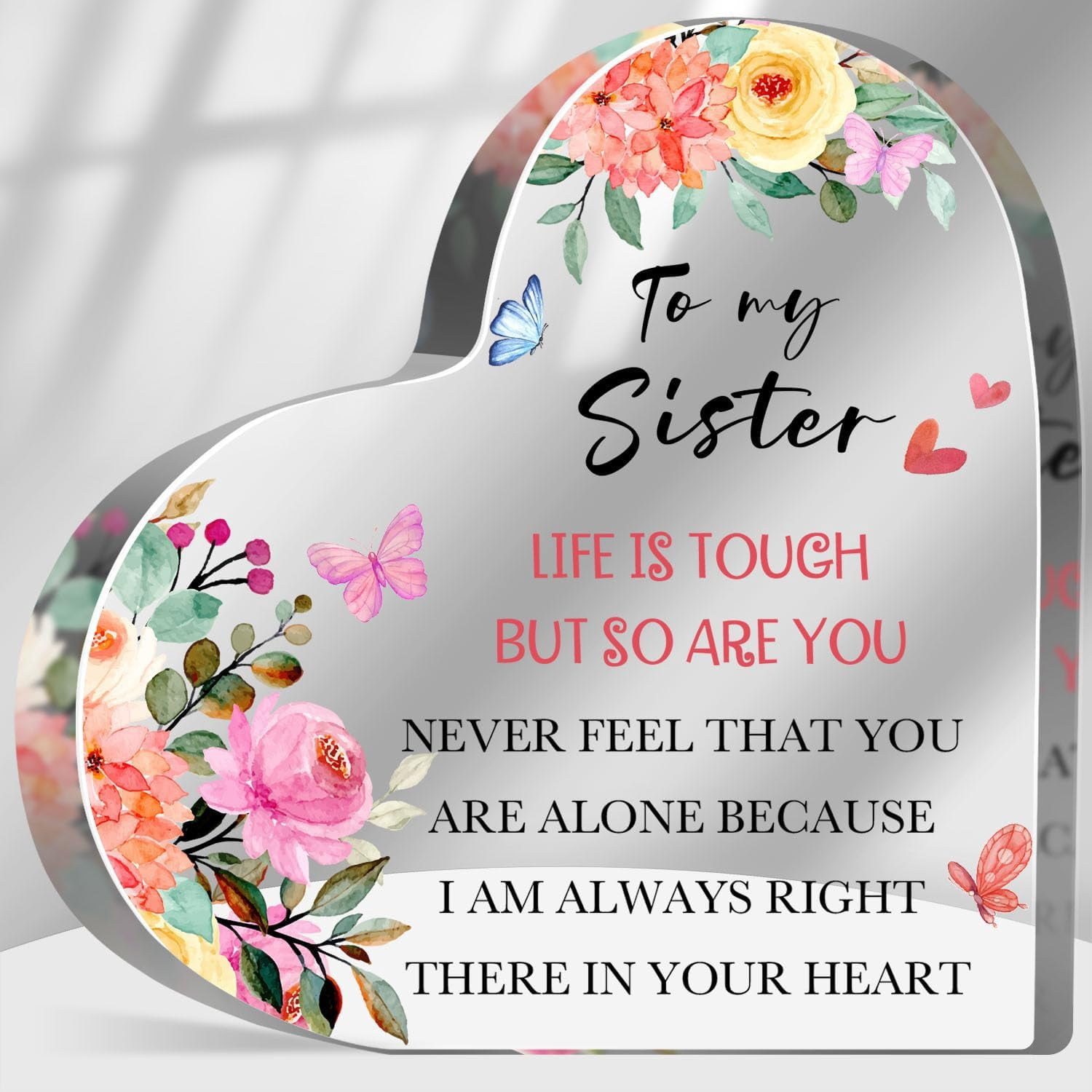 Inspirational Gifts Acrylic Paperweight Heart Inspiring Gifts for ...