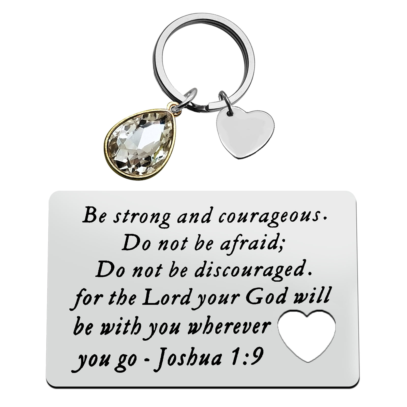 Inspirational Gifts Christian Wallet Insert Card Keychain Set Religious ...