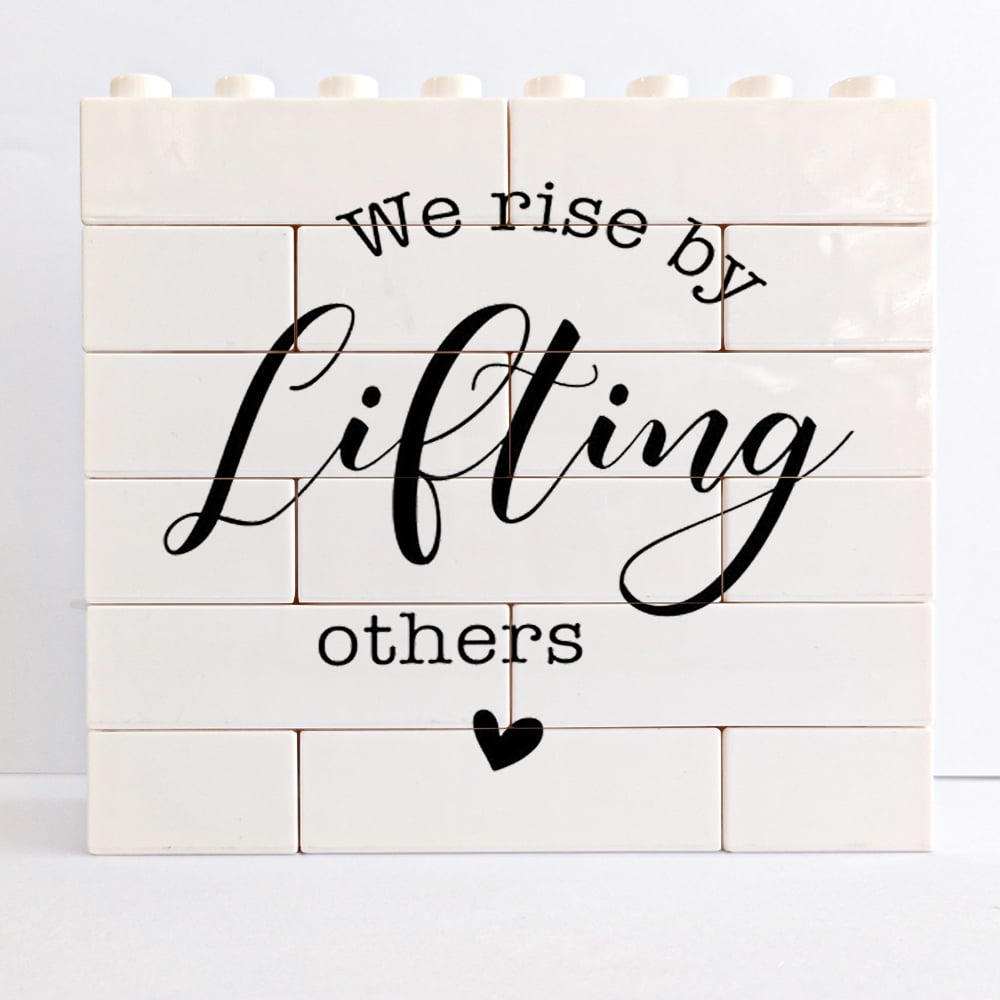 Inspirational Gifts Farmhouse Block Building Bricks Blocks Puzzles For ...