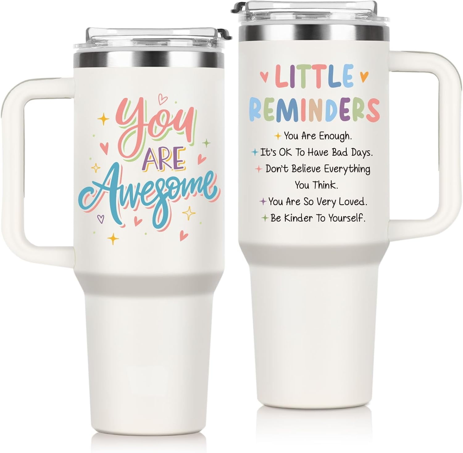 Inspirational Gifts for Women, Little Reminders 40oz Tumbler ...