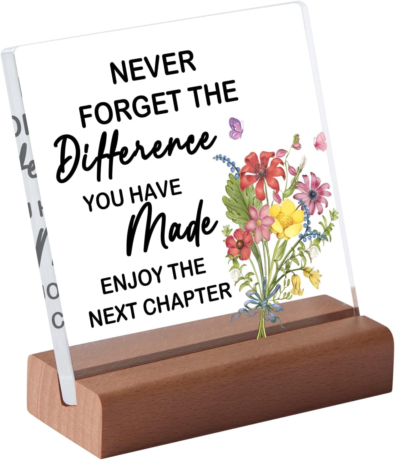 Inspirational Gifts For Women Men, Never Forget The Difference You Have ...