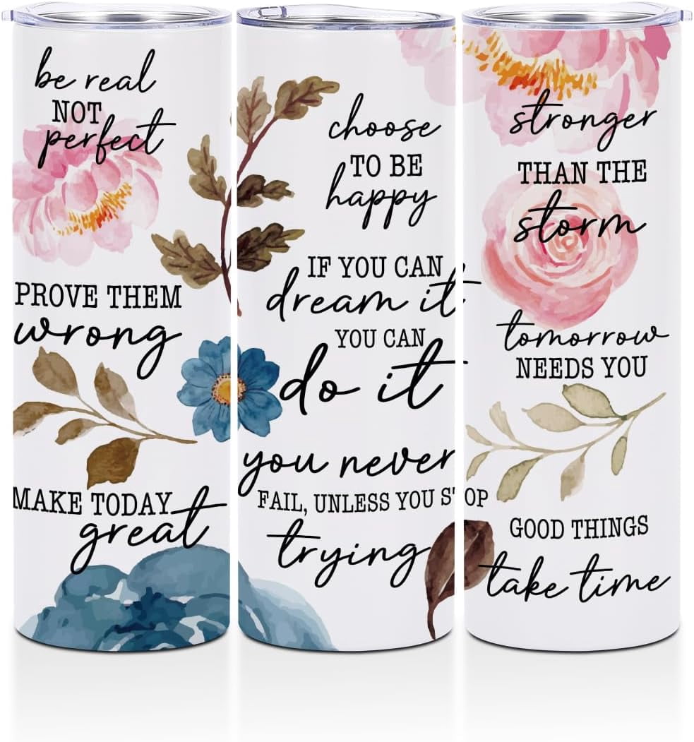 Inspirational Gifts for Women Straight Skinny 20 oz Tumbler ...