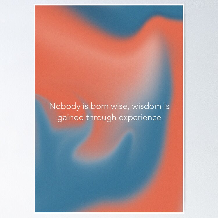 Inspirational Gradient Quote Art for Personal Growth UNFRAMED Poster ...