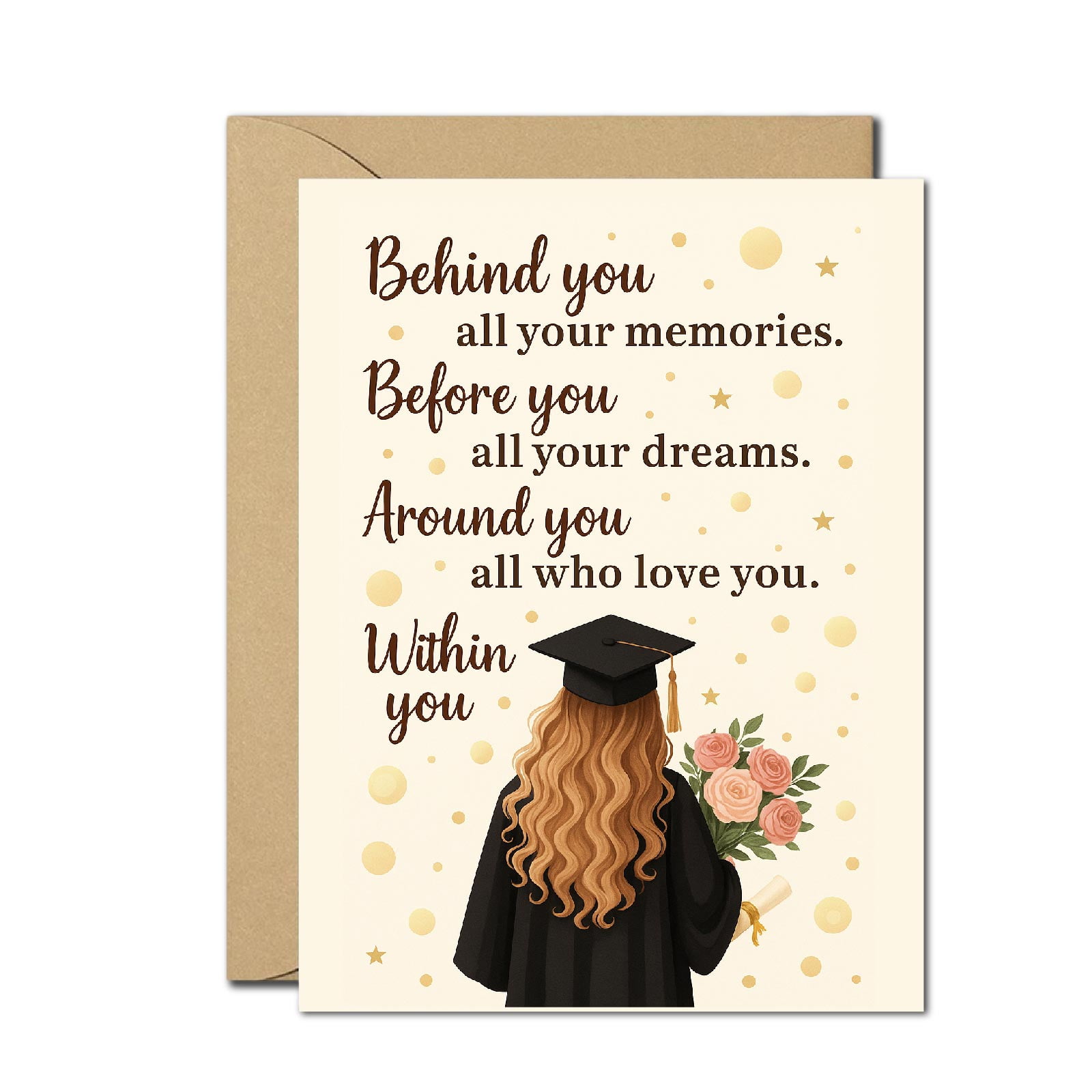 Inspirational Graduation Card - Encouragement Quote for Graduate ...