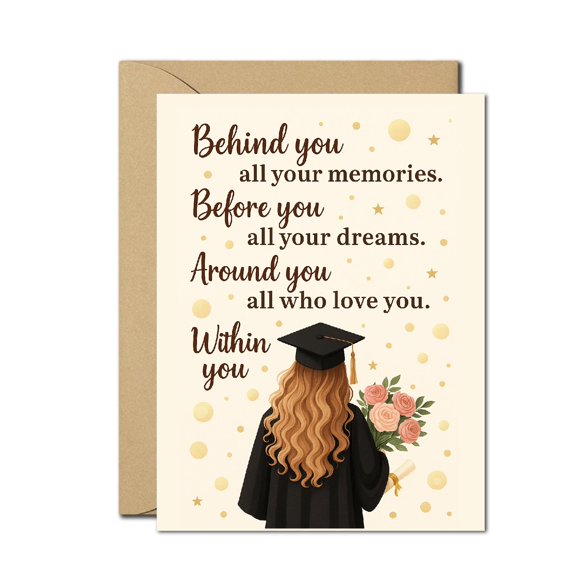 Inspirational Graduation Card - Encouragement Quote for Graduate ...