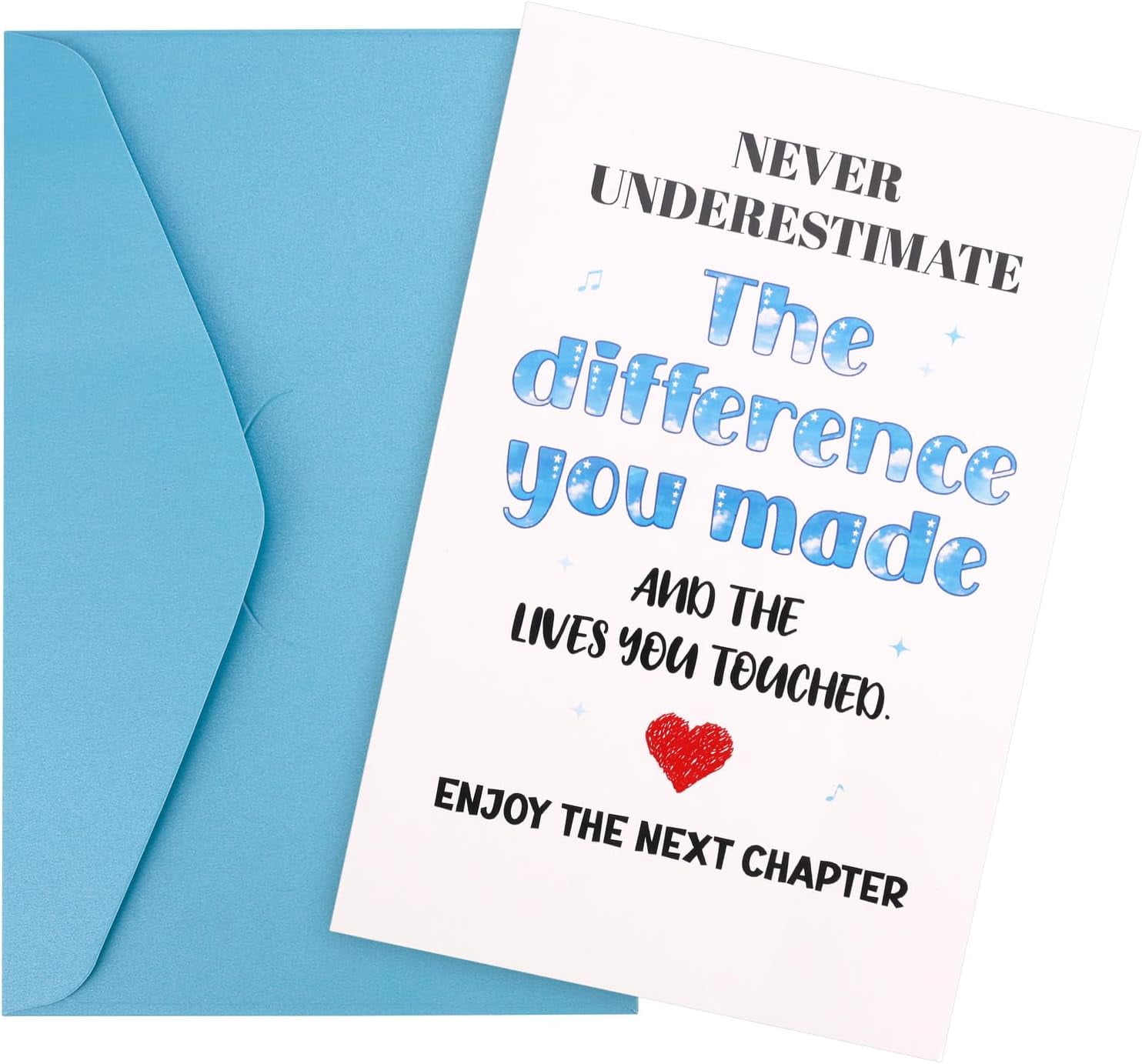 Inspirational Greeting Card for Life Change – "Never Underestimate the ...