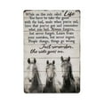 Inspirational Horseback Riding Quote Tin Sign Vintage Metal Poster ...