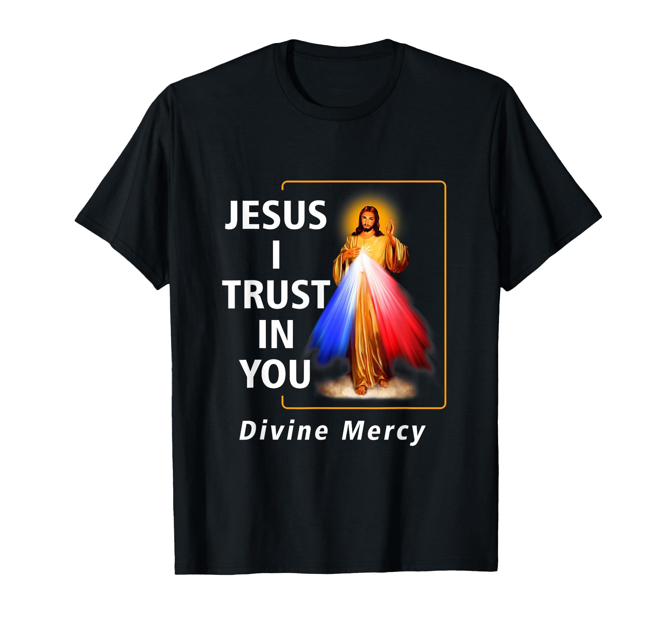 Inspirational Jesus I Trust in You Divine Mercy Graphic T-Shirt for ...