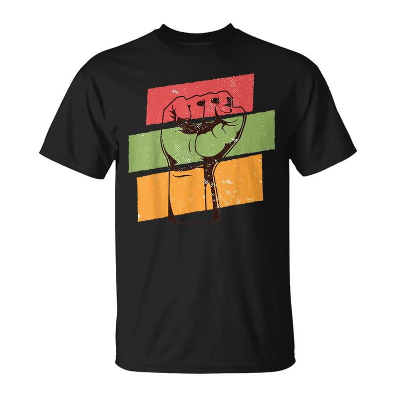 Inspirational Leaders Power Fist Hand Black History Month V4 Men Women ...