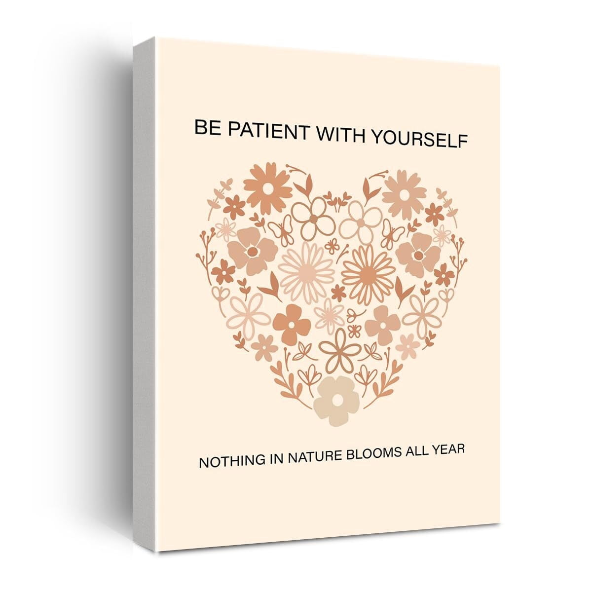 Inspirational Mental Health Wall Art Poster Heart Floral Psychology ...