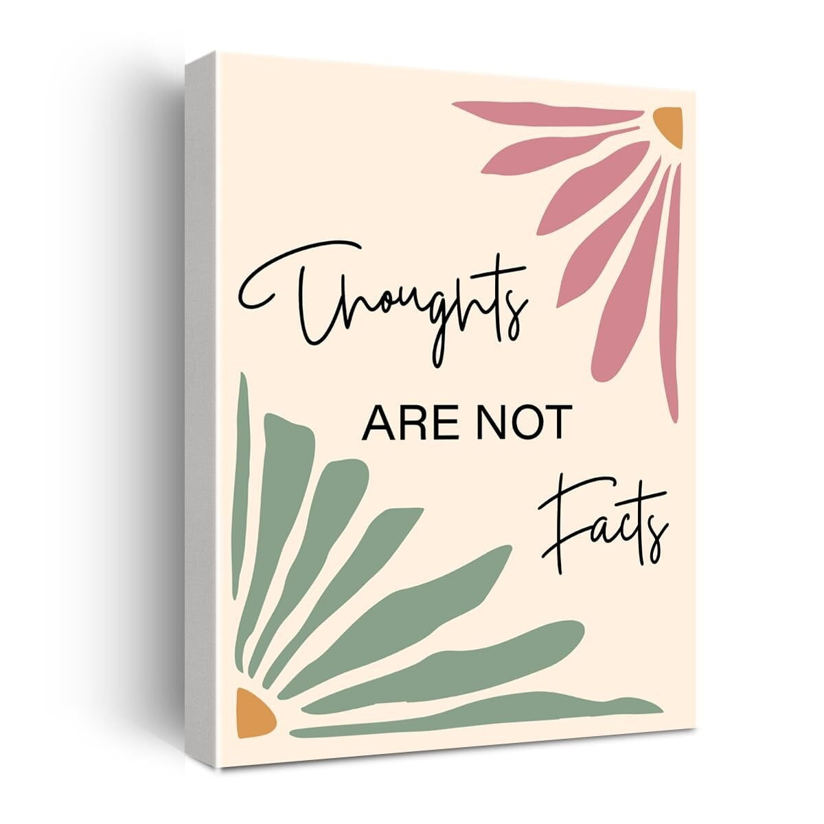 Inspirational Mental Health Wall Art Poster Psychology Floral Canvas ...