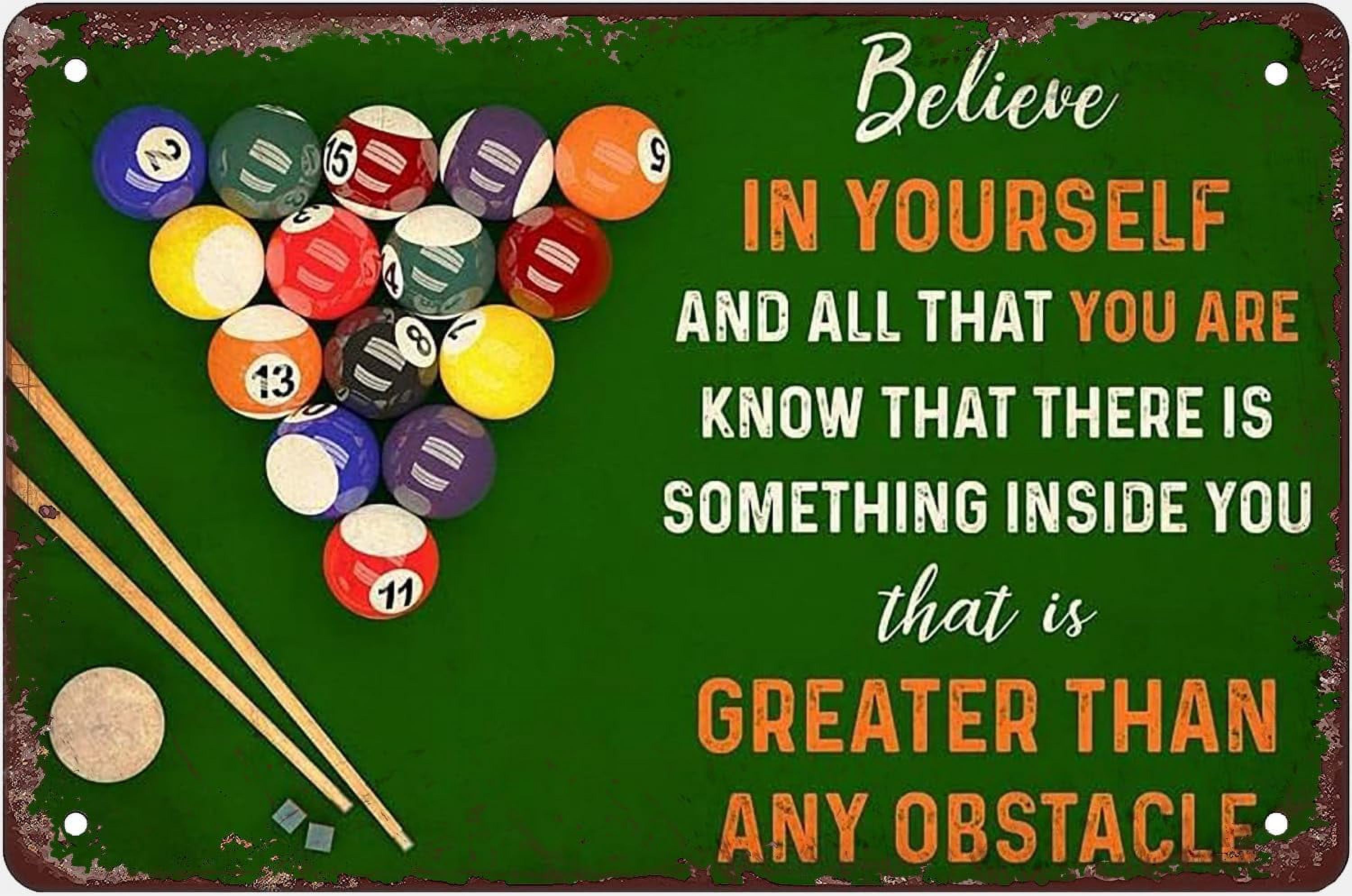 Inspirational Metal Tin Signs & Posters - Overcome Obstacles Plaques ...