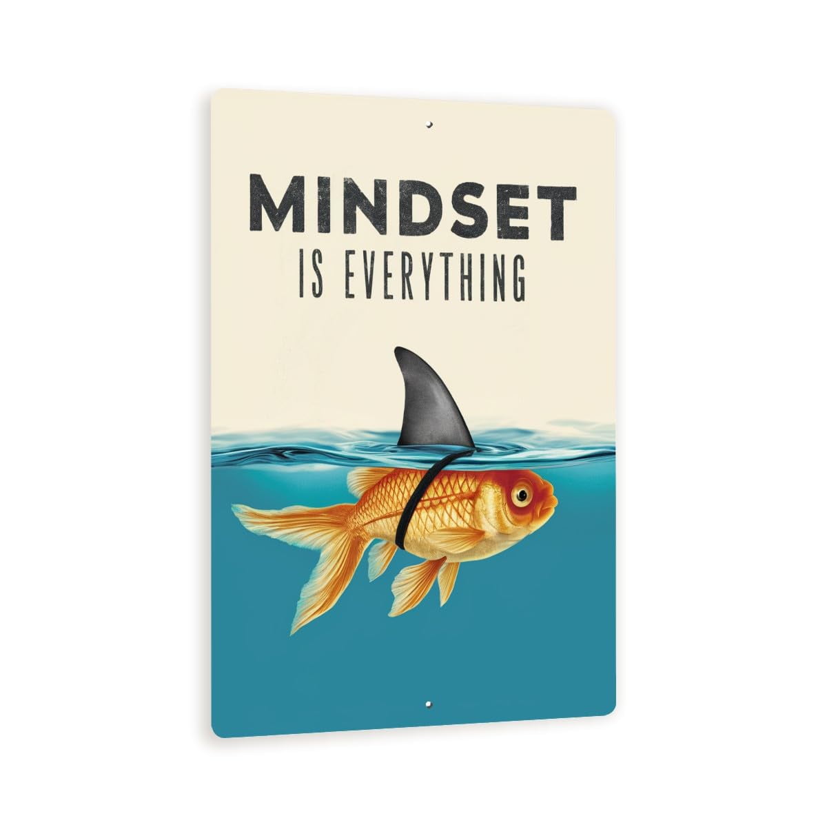 Inspirational "Mindset Is Everything" Metal Sign- Creative ...