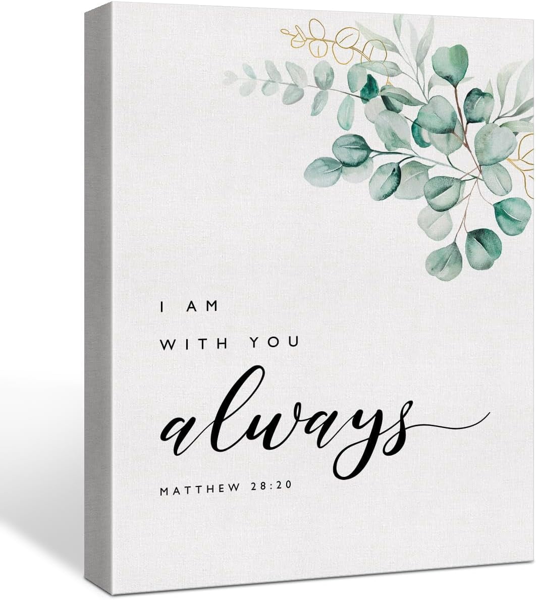 Inspirational Modern Bible Verse Wall Art Decor, Scripture Wall Decor ...