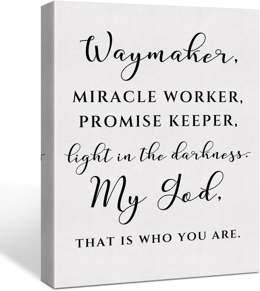 Inspirational Modern Minimalist Bible Verse Wall Art Decor, Scripture ...