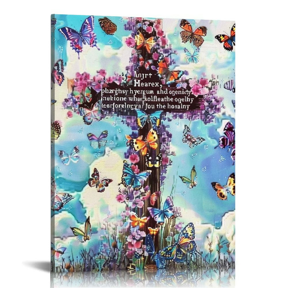 Inspirational Motivational Christian Poster Canvas Wall Art for Home ...