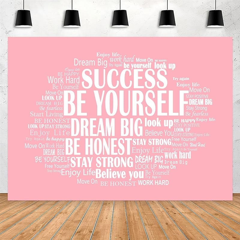 Inspirational Motivational Quotes Backdrop Positive Affirmation Banner ...