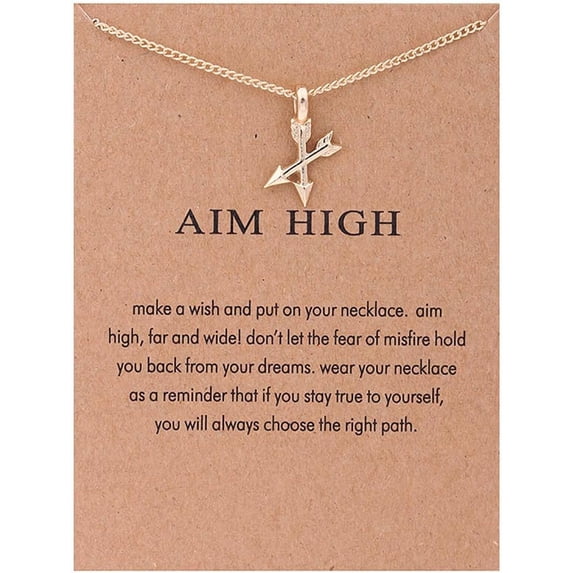 Inspirational Necklace for Women - Unique Gold Pendant, Spiritual ...