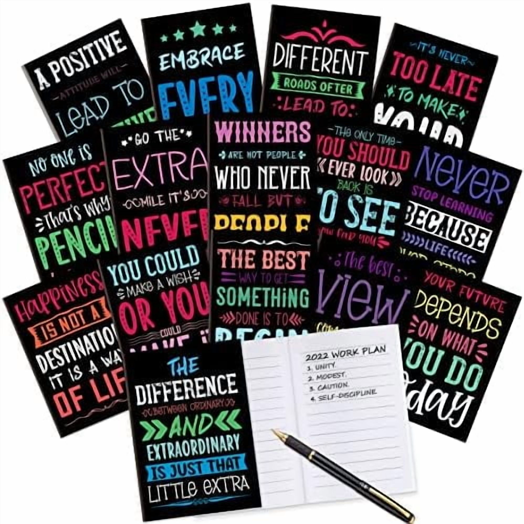 Inspirational Notepads Mini Motivational Notebooks, 30 Bulk Pack Pocket ...
