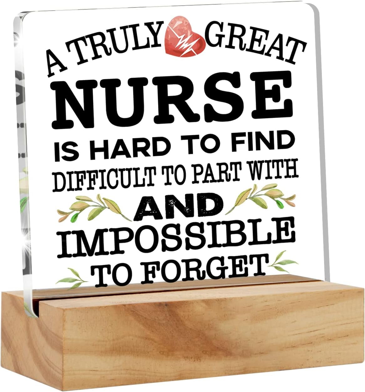 Inspirational Nurse Appreciation Gift Nursing Gifts, Nurse Desk Decor a ...