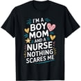 Inspirational Nurse Mom Fearless Quote Graphic T-Shirt for Strong ...