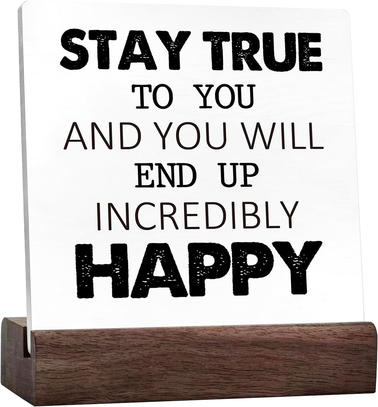 Inspirational Office Ceramic Desk Sign,Positive Office Desk Decor ...