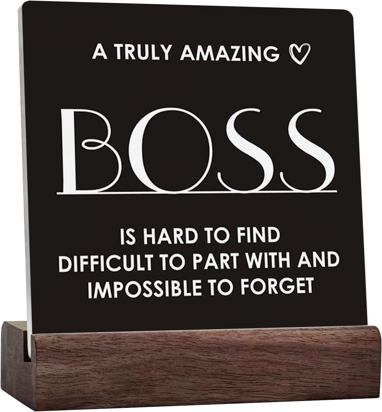 Inspirational Office Decor,A Truly Amazing Boss Sign,Office Ceramic ...