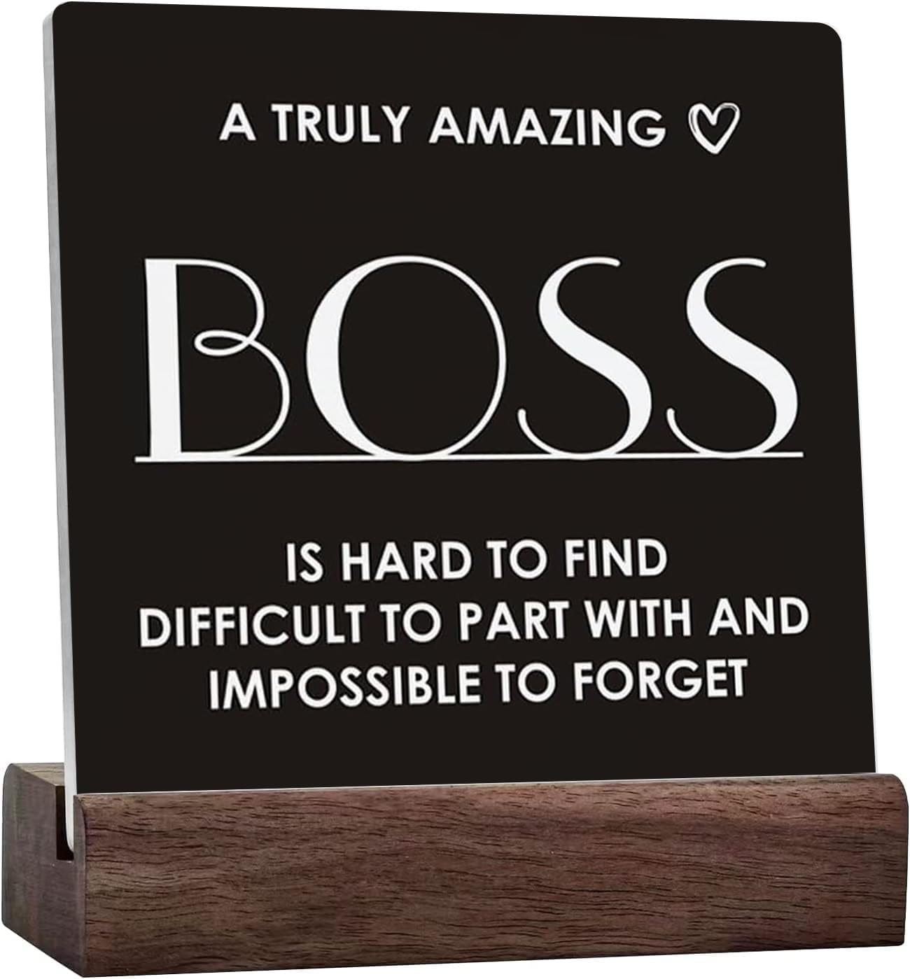 Inspirational Office Decor,A Truly Amazing Boss Sign,Office Ceramic ...