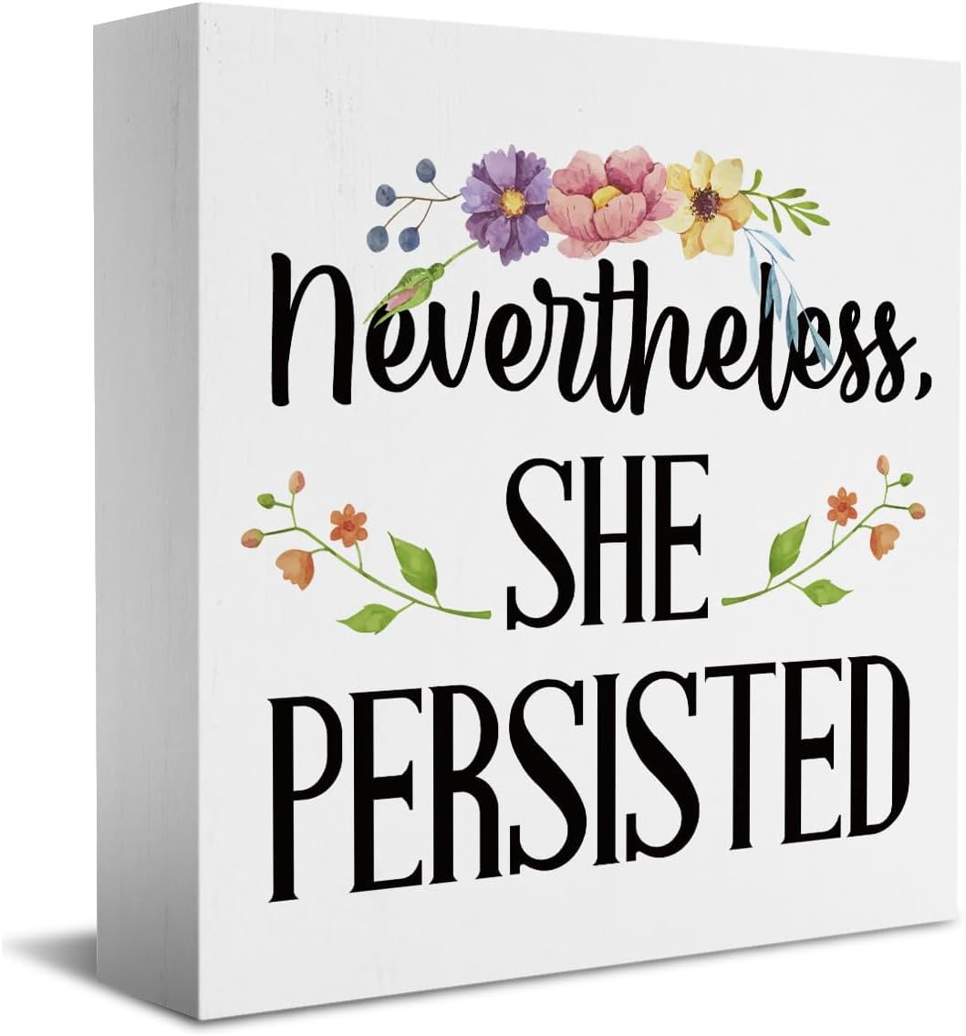 Inspirational Office Gifts for Coworkers Wooden Box Sign Home Office ...