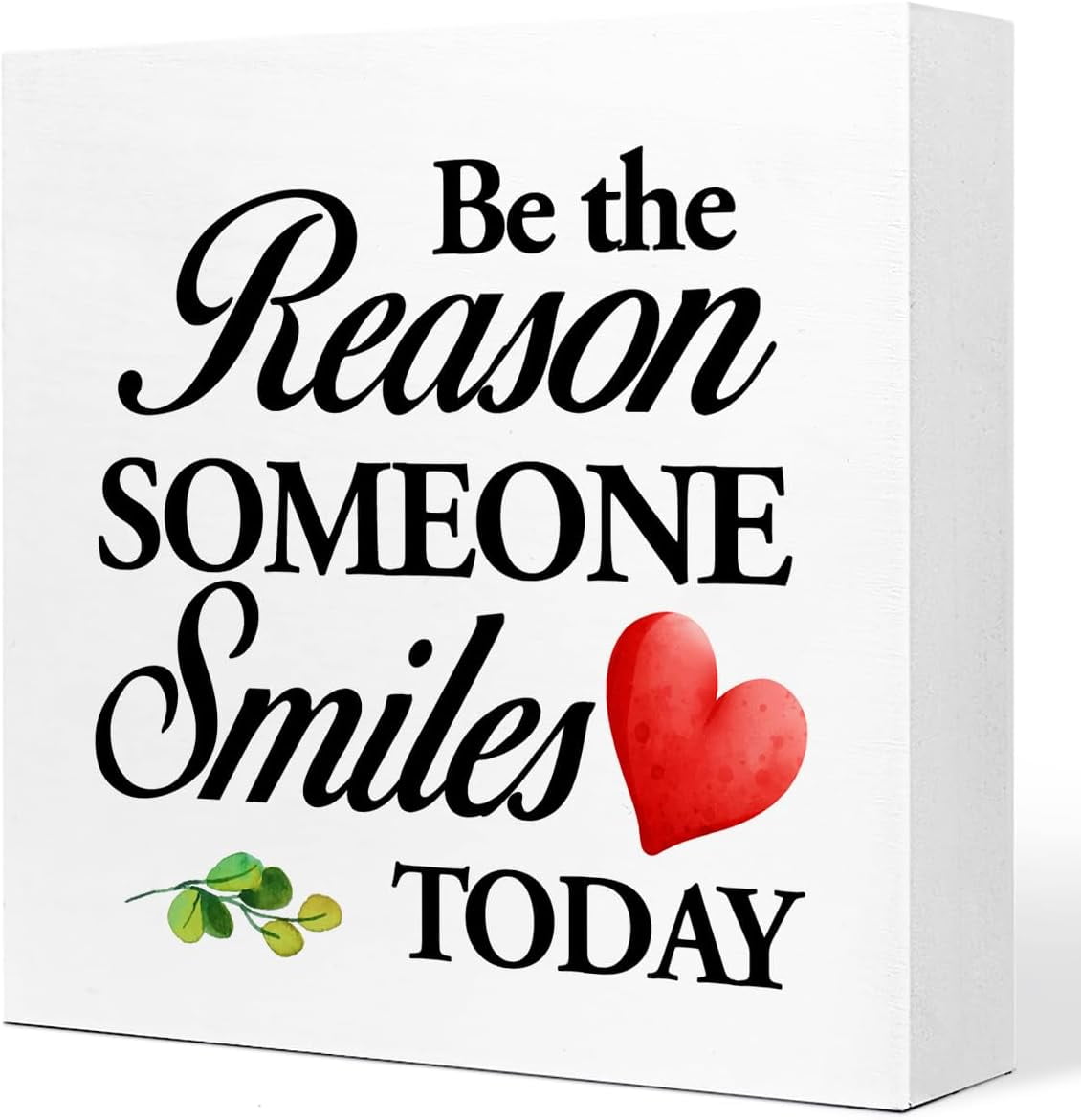 Inspirational Office Wood Box Sign Desk Decor,Motivational Table Decor ...