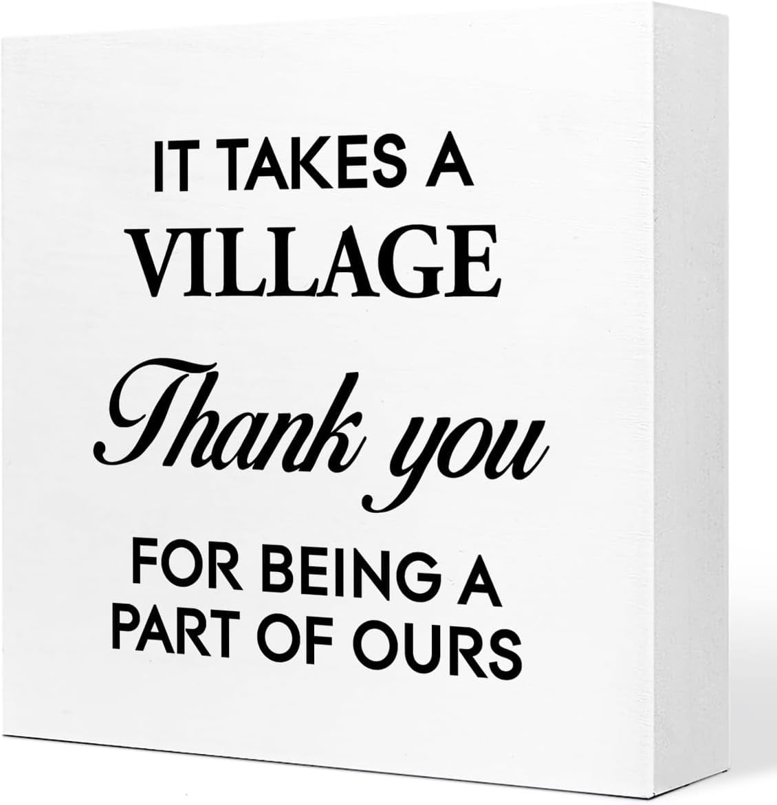 Inspirational Office Wood Box Sign Desk Decor,Motivational Table Decor ...