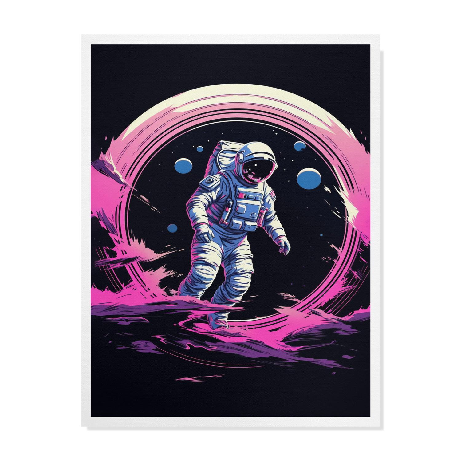 Inspirational Outer Space Wall Art, Planet Star River Pictures ...