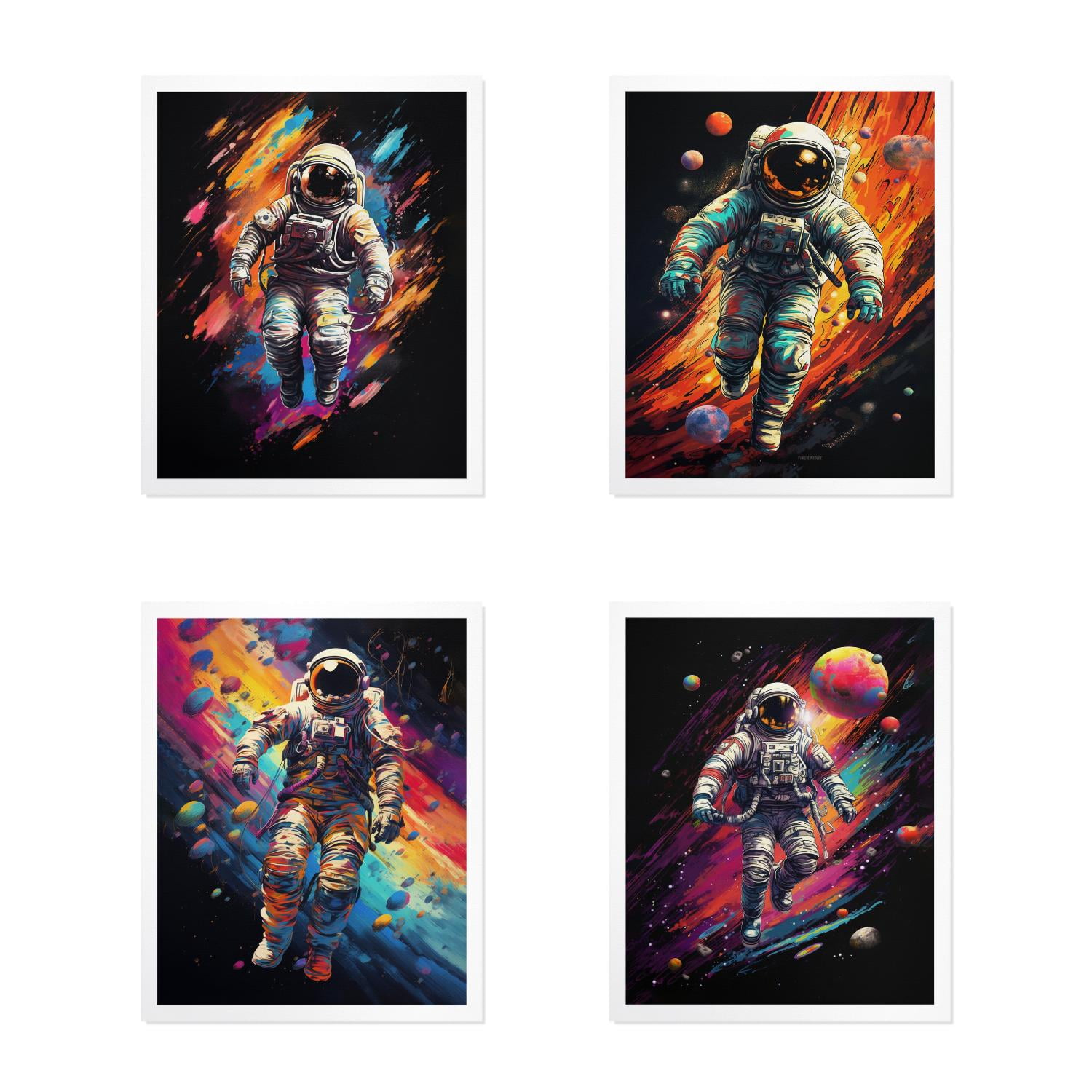 Inspirational Outer Space Wall Art, Planet Star River Pictures ...