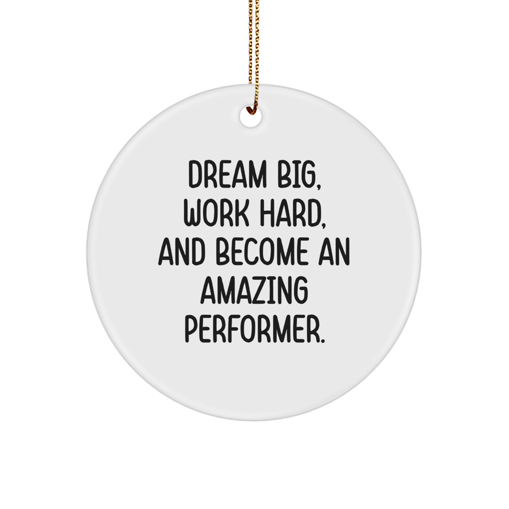 Inspirational Performer Gifts from Friends for Christmas Circle ...
