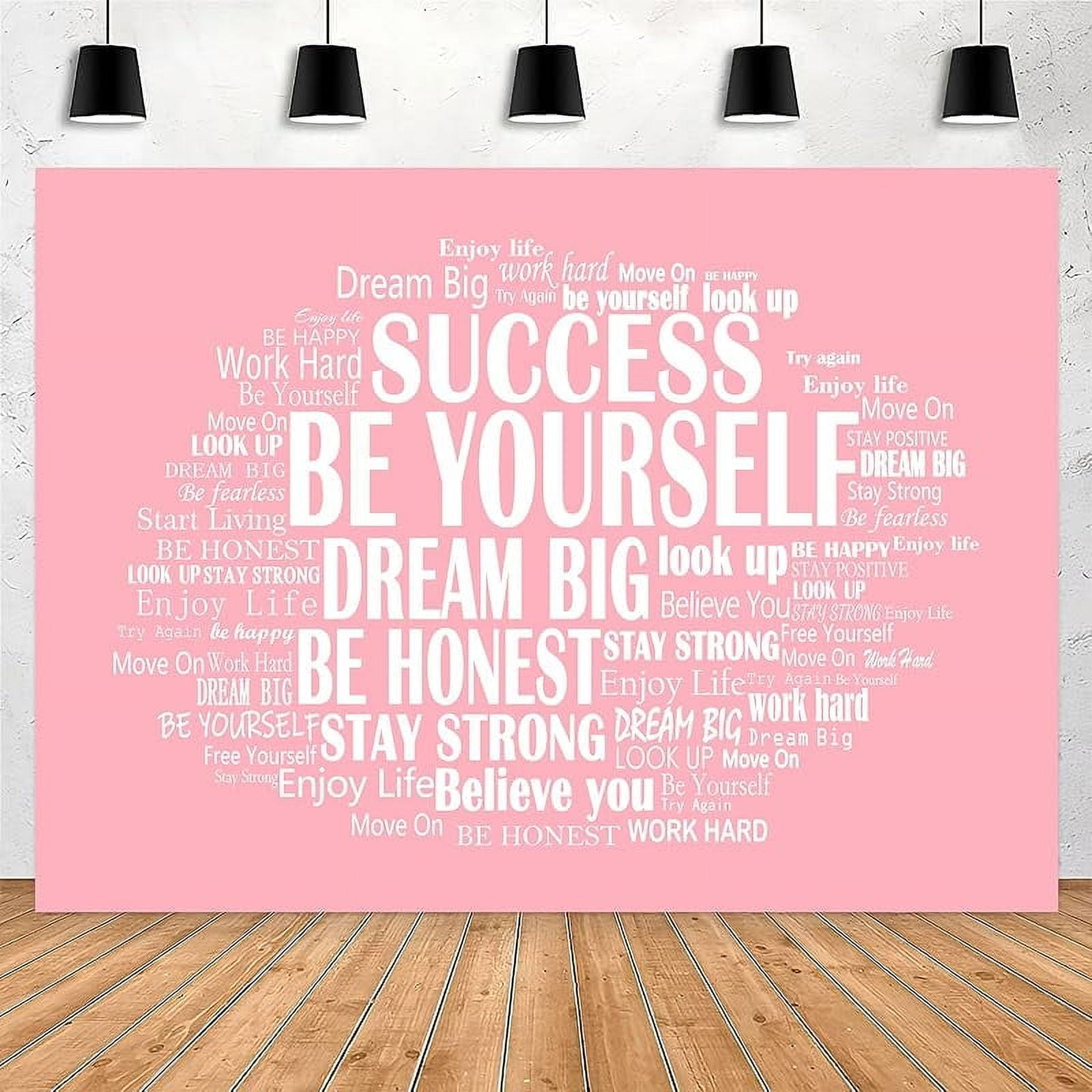 Inspirational Photo Backdrop Positive Affirmations Wall Tapestry ...
